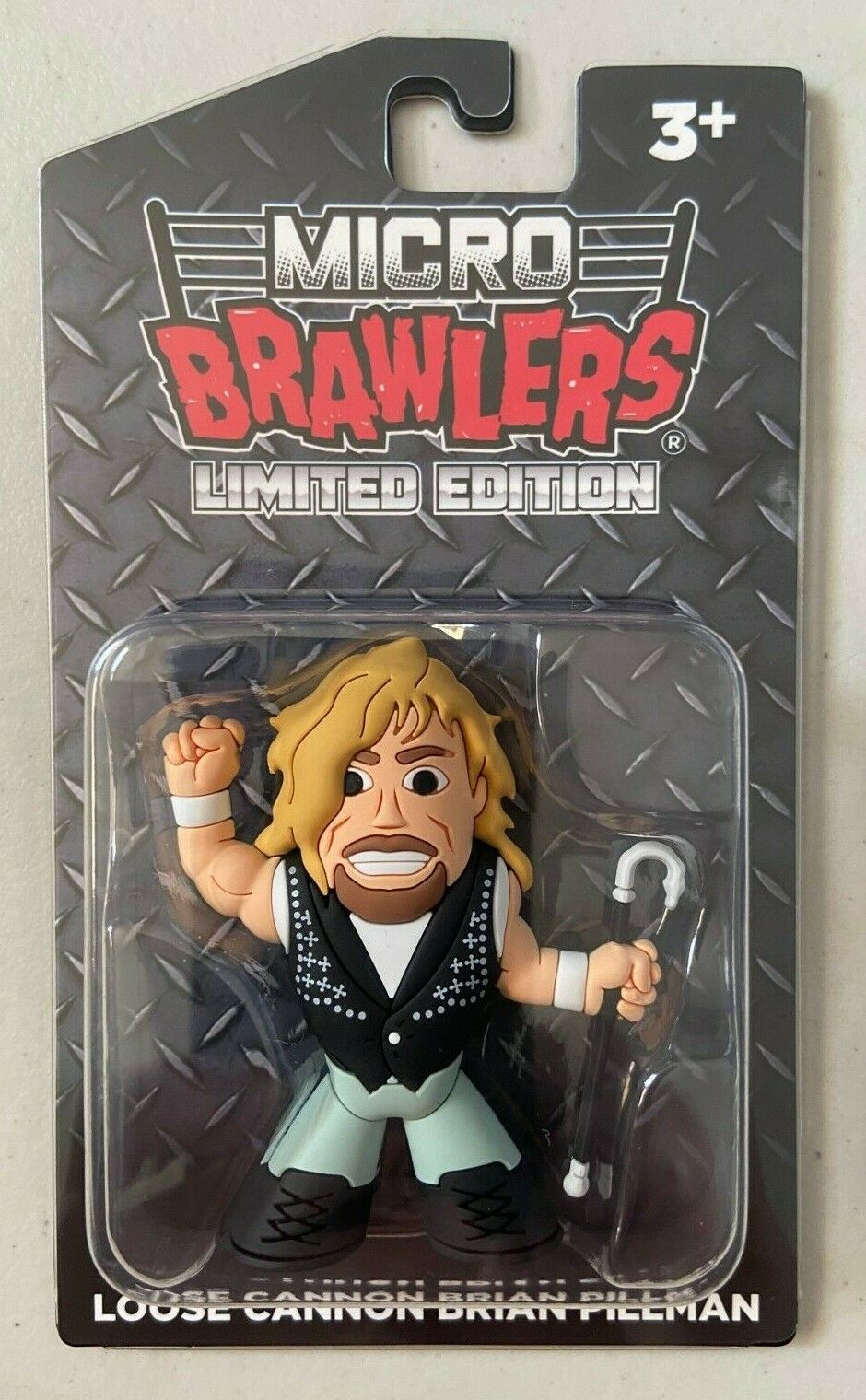 2021 Pro Wrestling Tees Micro Brawlers Limited Edition Loose Cannon Br ...