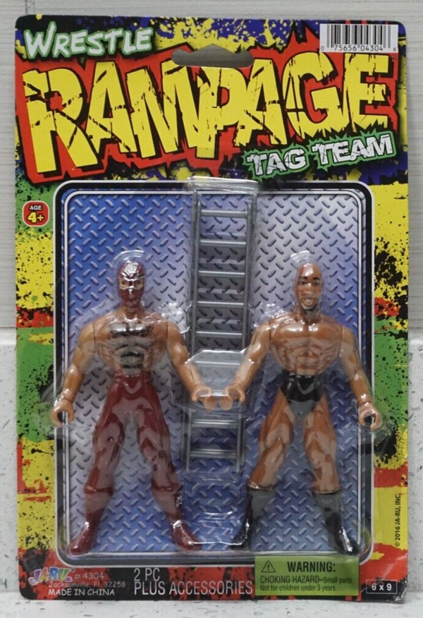 2016 Ja-Ru Wrestle Rampage Tag Team: Red Panther & Slash – Wrestling ...