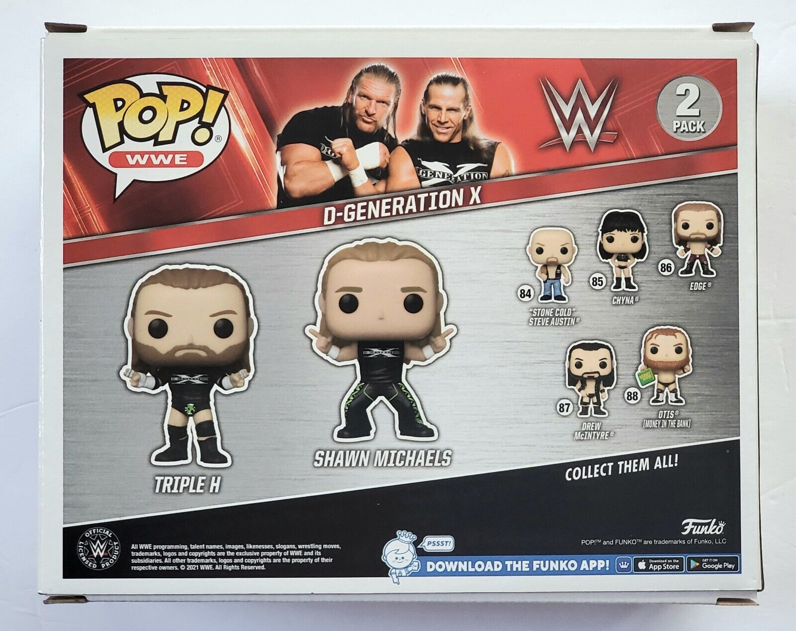 2022 WWE Funko POP! Vinyls 2-Pack: D-Generation X [Exclusive ...