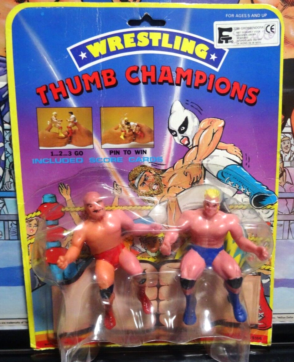 Wrestling Thumb Champions [Yellow Border] Bootleg/Knockoff 2-Pack ...