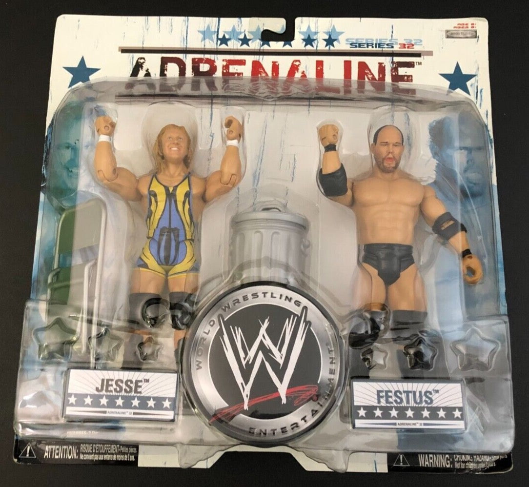 2008 WWE Jakks Pacific Adrenaline Series 32 Jesse & Festus – Wrestling ...