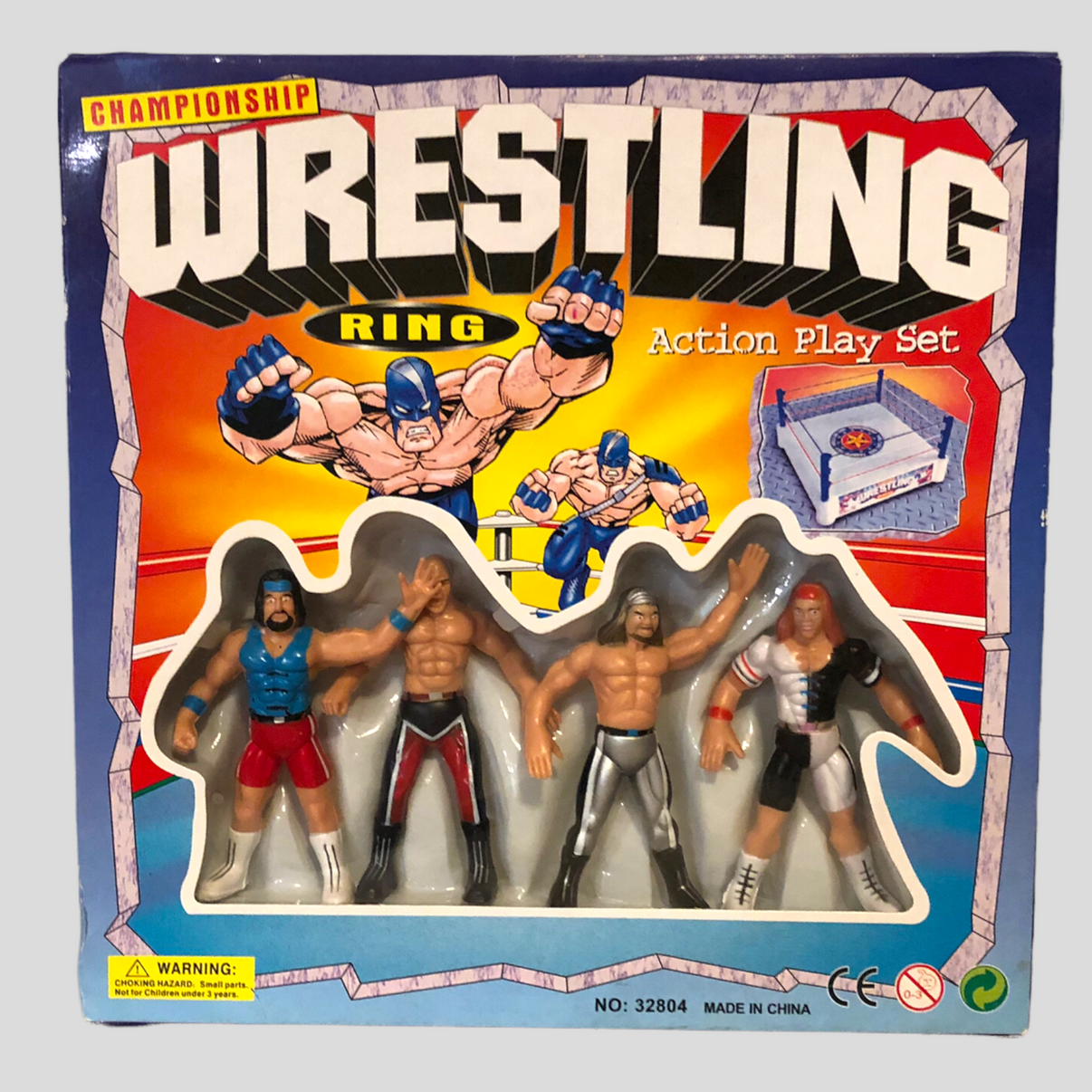 Championship Wrestling Ring Action Play Set – Wrestling Figure Database