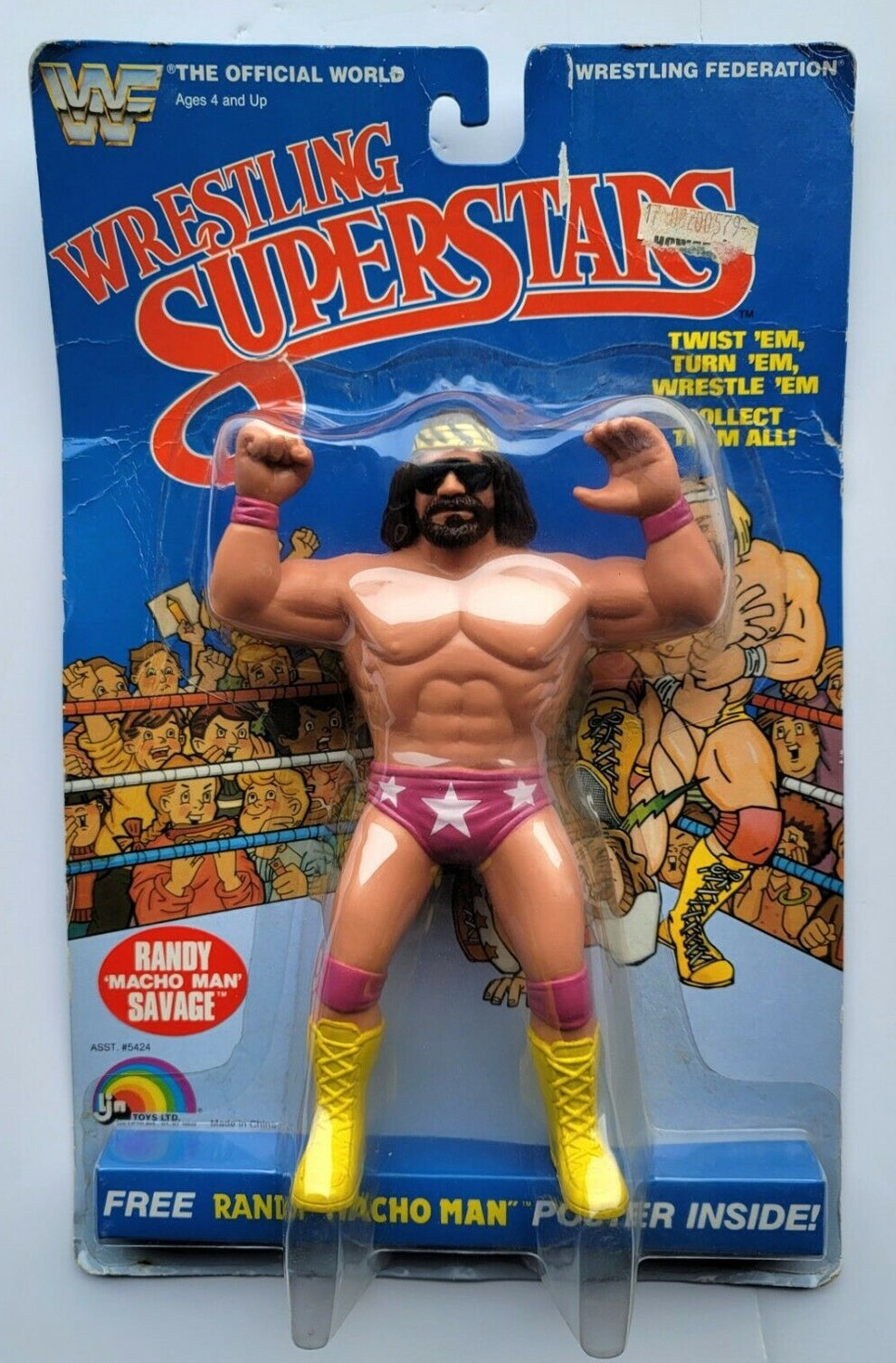 1986 WWF LJN Wrestling Superstars Series 3 Randy "Macho Man" Savage [W ...