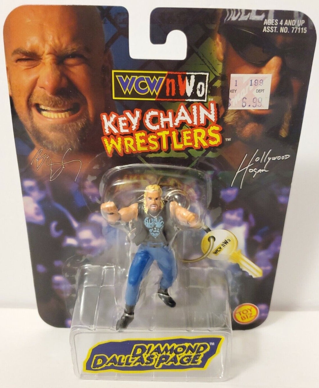 1998 WCW Toy Biz Keychain Wrestlers Diamond Dallas Page – Wrestling ...