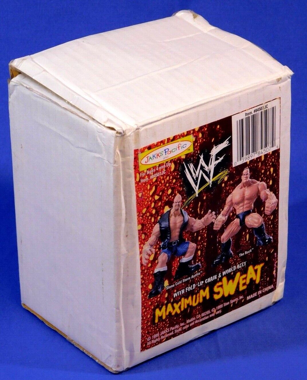 1999 WWF Jakks Pacific Maximum Sweat JC Penney/Sears Mailaway Stone Co ...