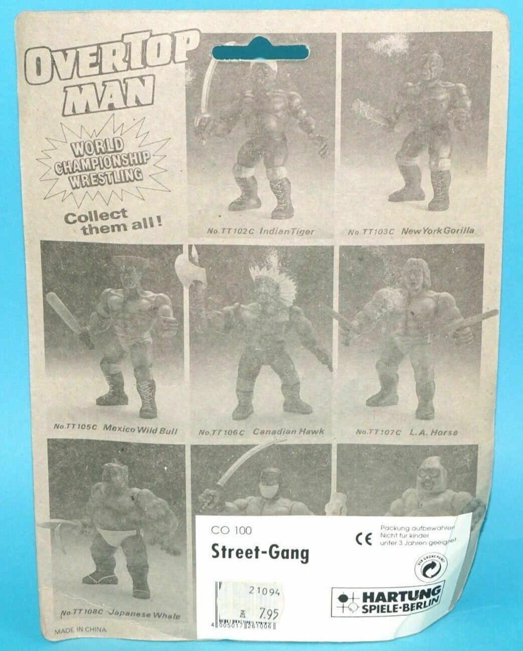 T.T. Toys & MCT OverTop Man & Top Warrior – Wrestling Figure Database