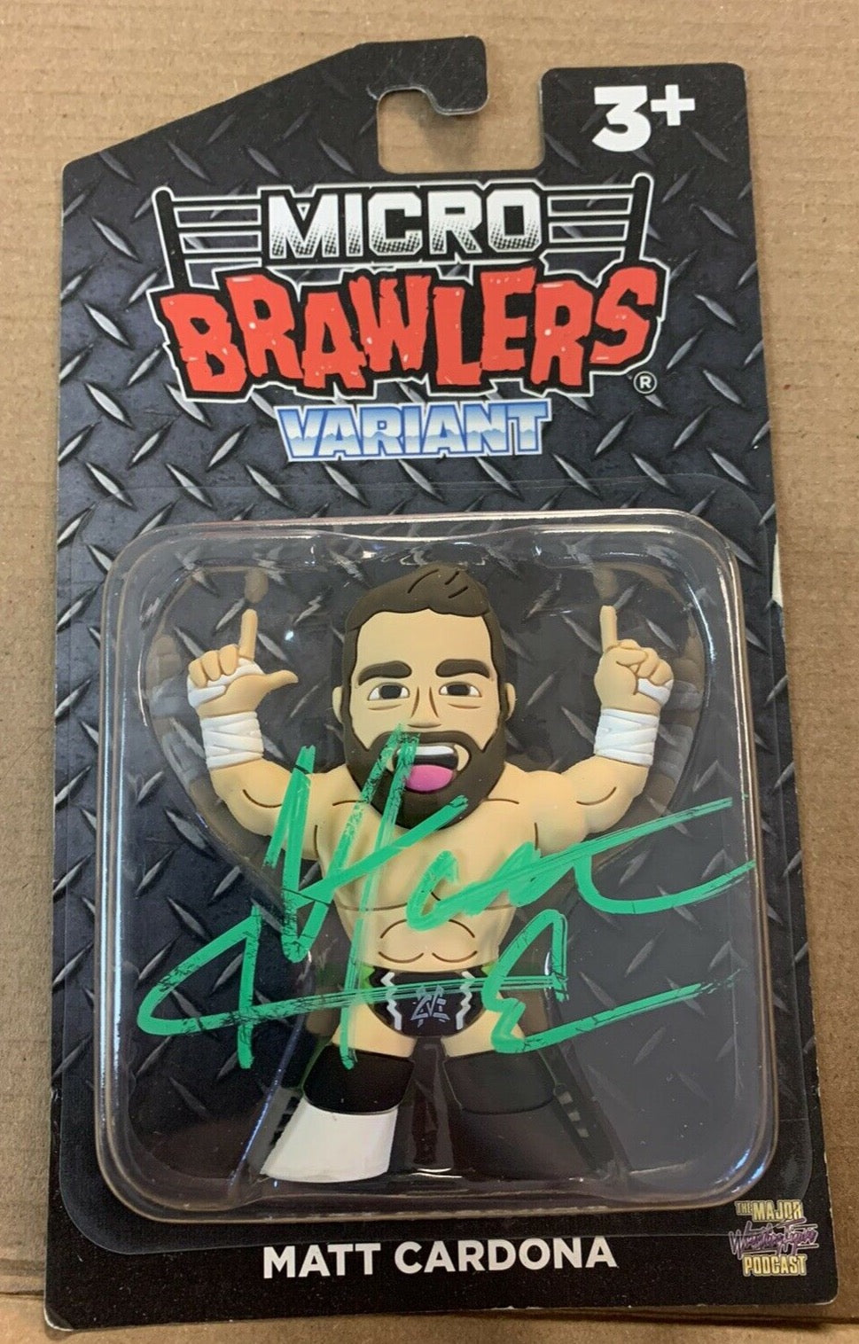 2021 Major Wrestling Figure Podcast Micro Brawlers Variant Edition Mat ...