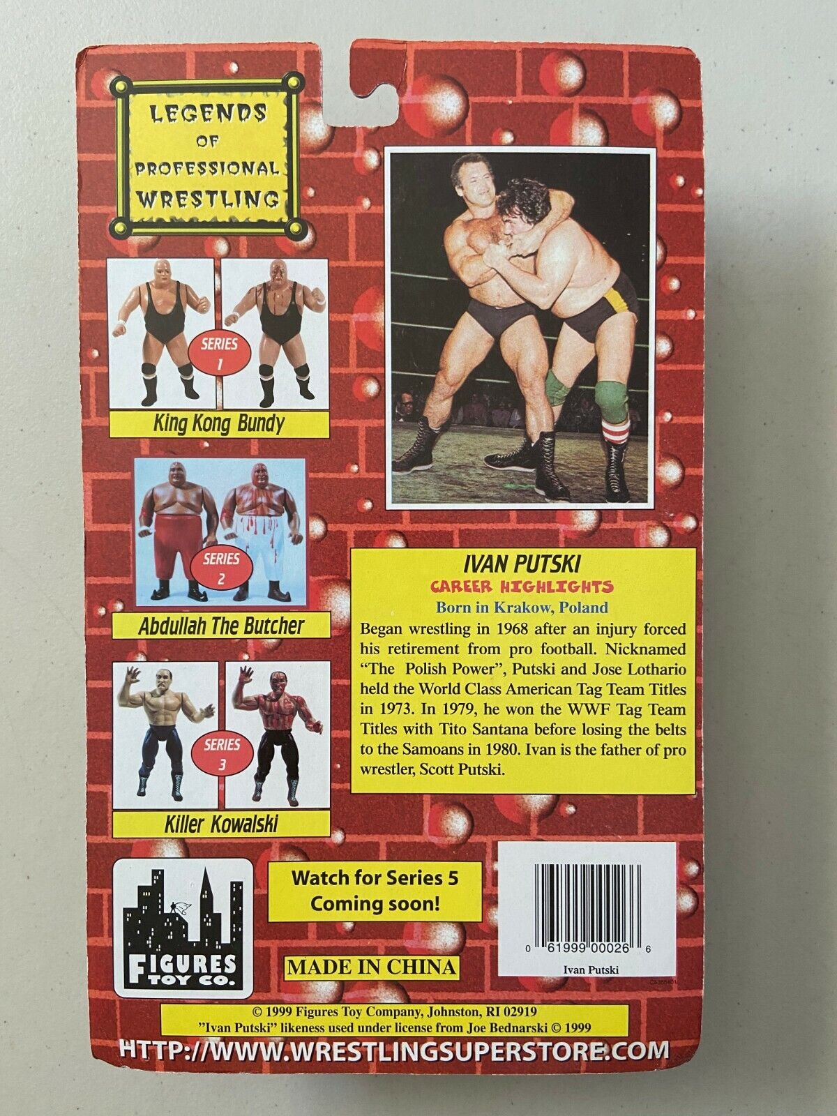 Figures Toy Company [FTC] Legends of Professional Wrestling, Rising St ...