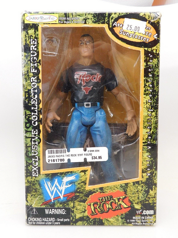 1999 WWF Jakks Pacific Titantron Live WWF.com Exclusive The Rock ...