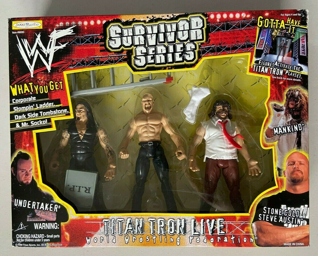1999 WWF Jakks Pacific Titantron Live Survivor Series Box Set: Underta ...