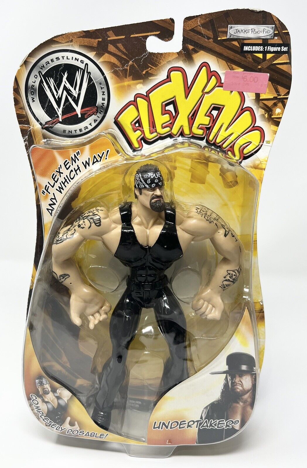 2007 WWE Jakks Pacific Flex 'Ems Series 14 Undertaker – Wrestling ...