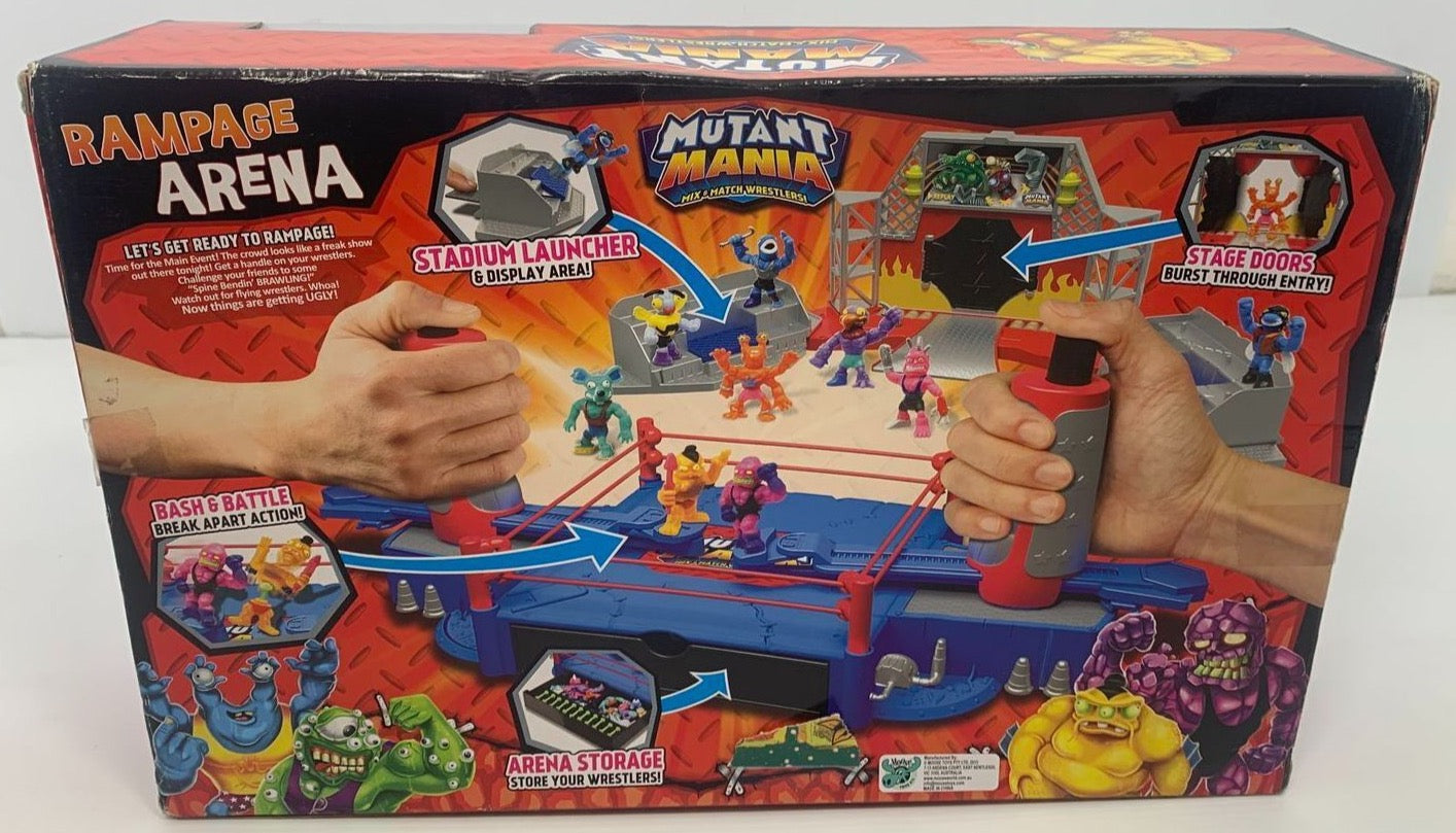 2014 Moose Toys Mutant Mania Mix & Match Wrestlers Rampage Arena ...
