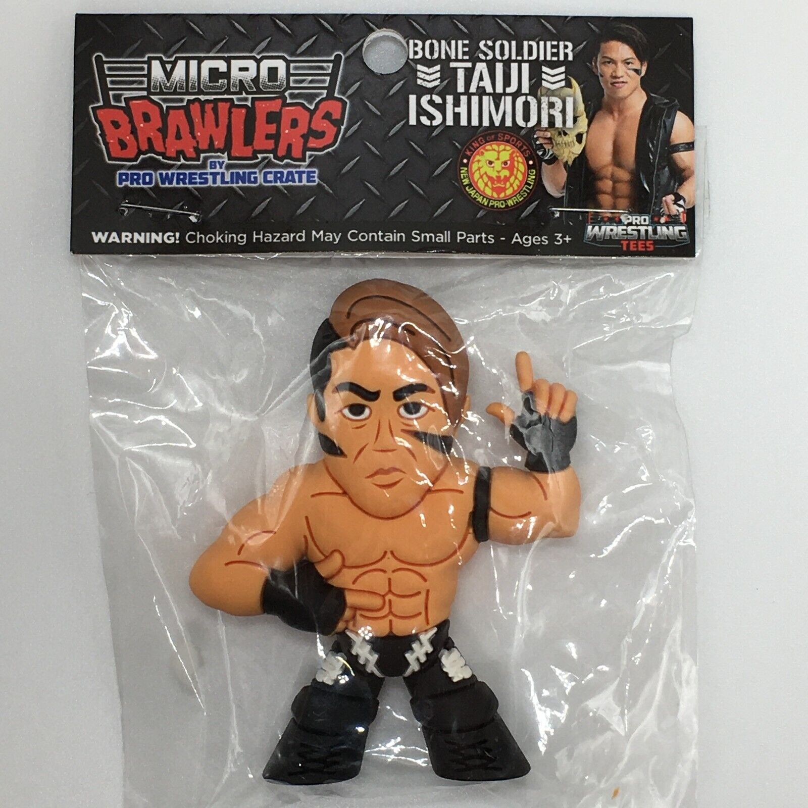 2019 Pro Wrestling Tees Micro Brawlers Series 4 "Bone Soldier" Taiji I ...