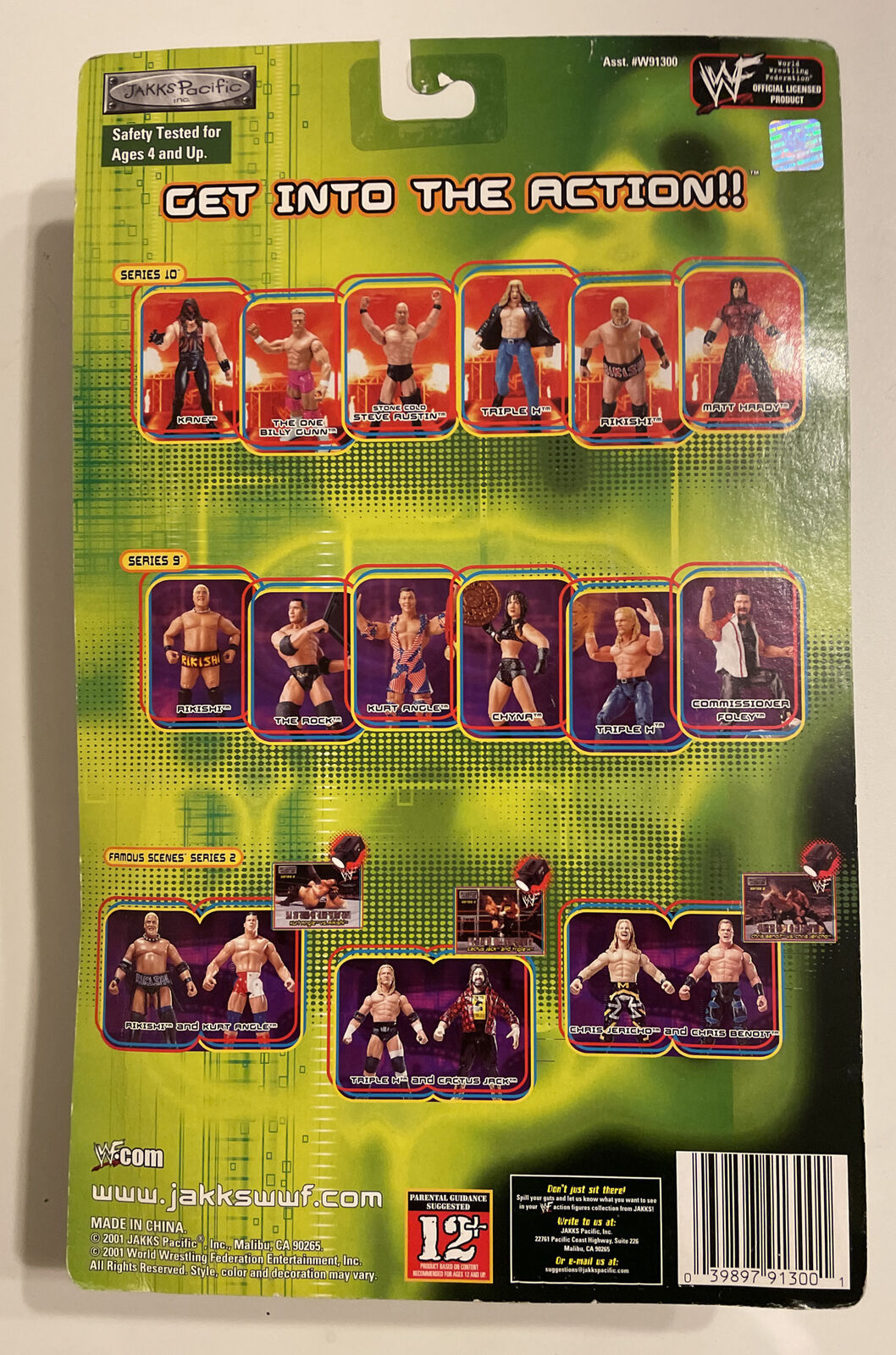 2001 WWF Jakks Pacific Backlash Series 4 Kane [Exclusive] – Wrestling ...