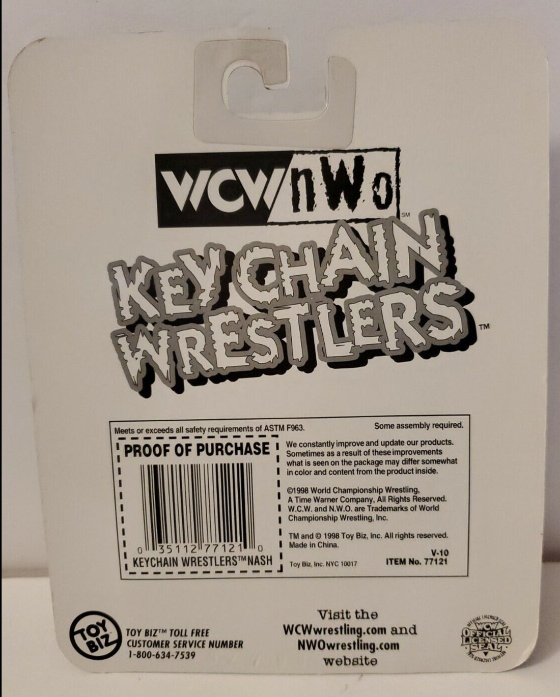 1998 WCW Toy Biz Keychain Wrestlers Kevin Nash – Wrestling Figure Database