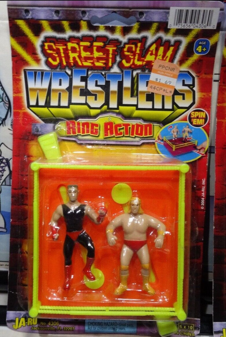 2004 Ja-Ru Bootleg/Knockoff Street Slam Wrestlers Ring Action Playset ...