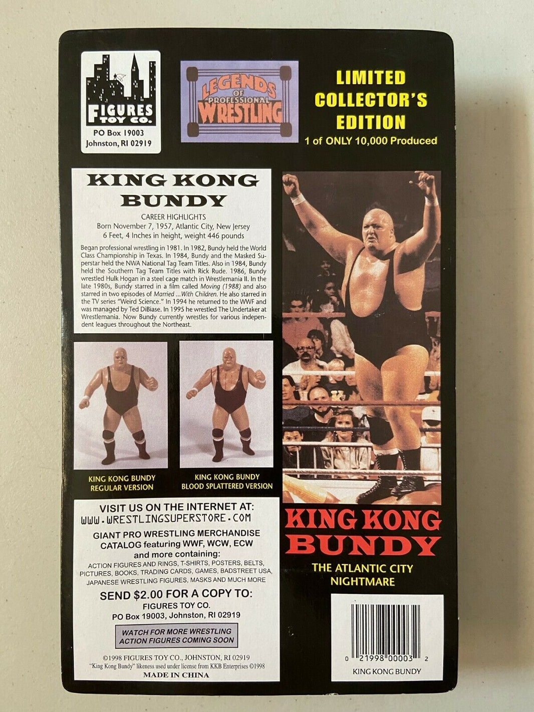 Figures Toy Company [FTC] Legends of Professional Wrestling, Rising St ...