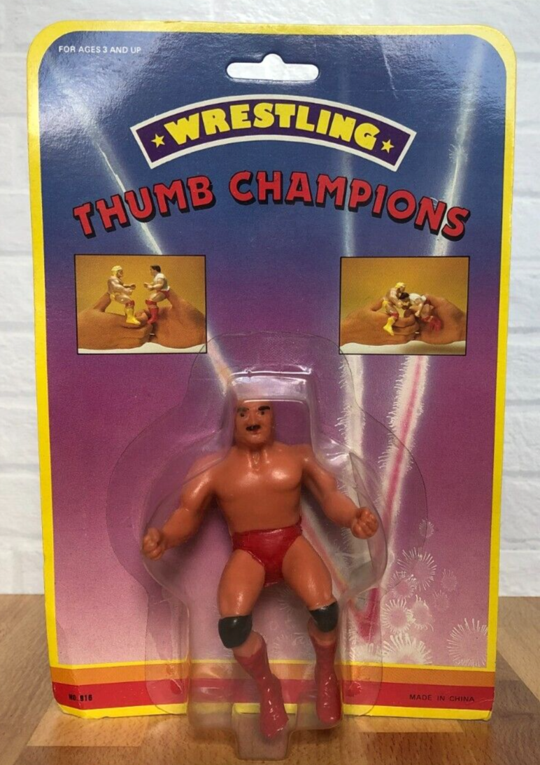 Wrestling Thumb Champions [Yellow Border] Bootleg/Knockoff Wrestler ...