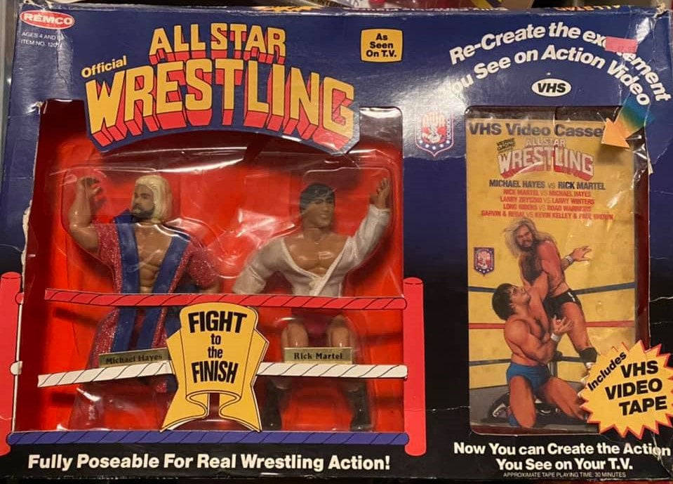 1985 AWA Remco All Star Wrestlers "Fight to the Finish": Michael Hayes ...