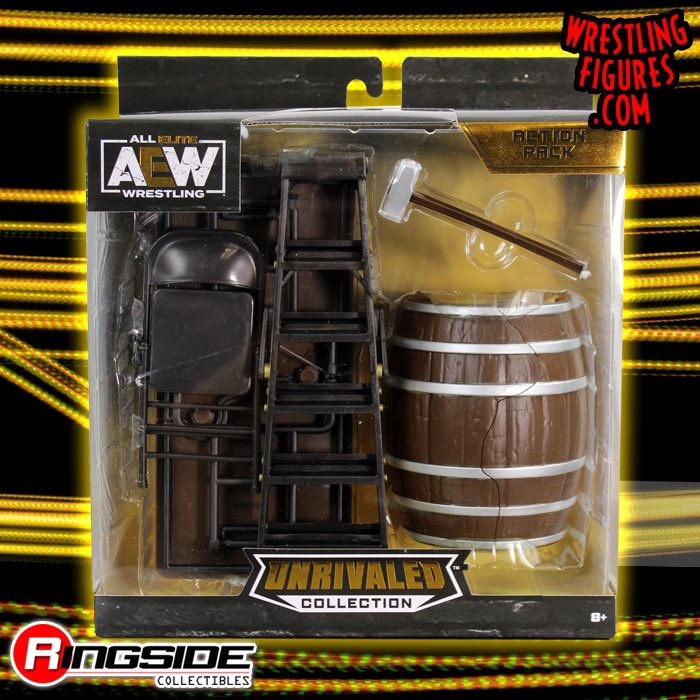 2021 AEW Jazwares Unrivaled Collection Accessory Sets: Action Pack [Ve ...