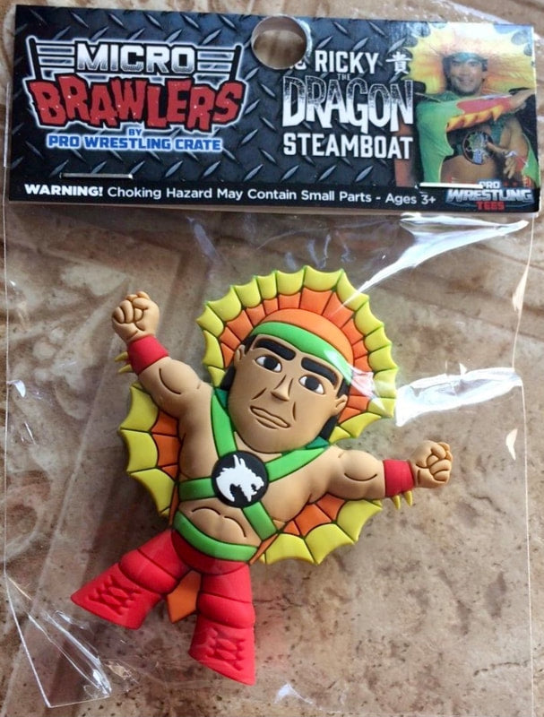 2018 Pro Wrestling Tees Micro Brawlers Series 1 Ricky "The Dragon" Ste ...