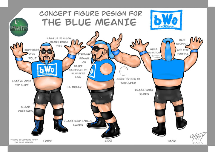 All Blue Meanie Wrestling Action Figures – Wrestling Figure Database