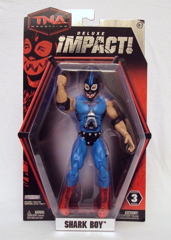 2010 TNA Wrestling Jakks Pacific Deluxe Impact! Series 3 Shark Boy ...