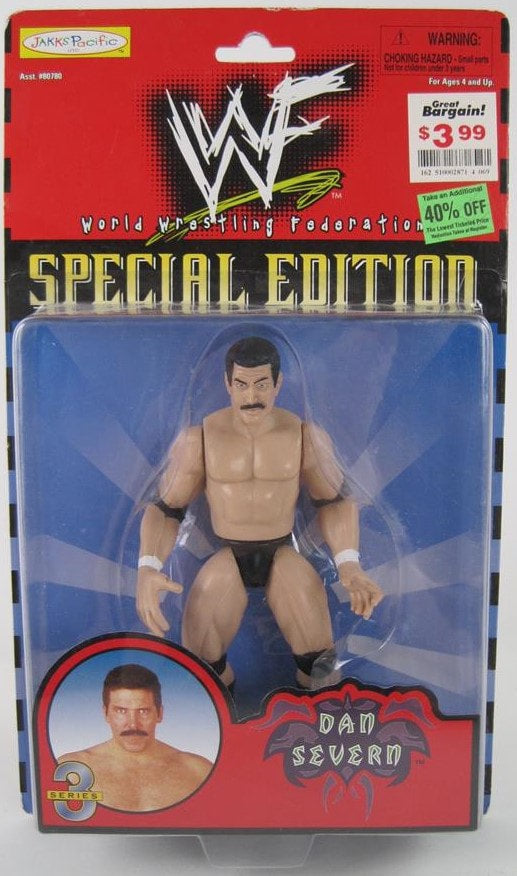 1999 WWF Jakks Pacific Special Edition Series 3 Dan Severn [Exclusive ...
