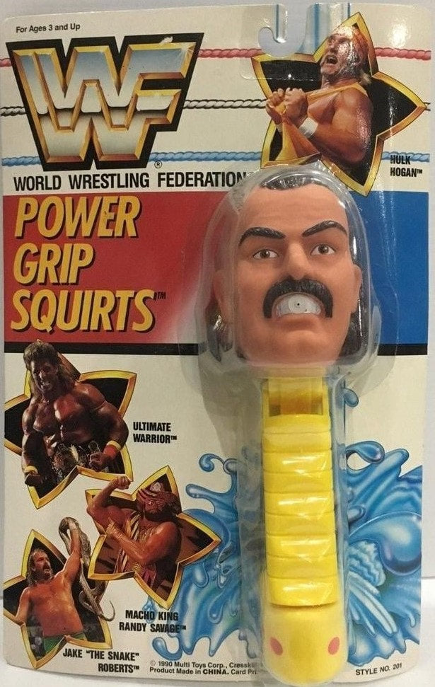 1990 WWF Multi Toys Power Squirt Grips Jake "The Snake" Roberts ...