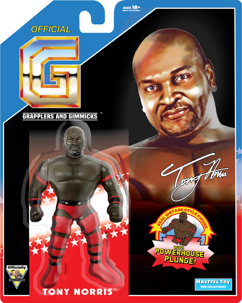 2023 Hasttel Toy Grapplers & Gimmicks Series 1 Tony Norris [Ahmed John ...