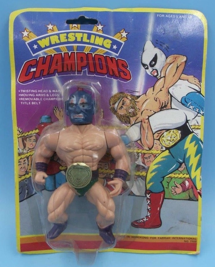 Wrestling Champions [Yellow Border] Bootleg/Knockoff Mr. Unknown ...