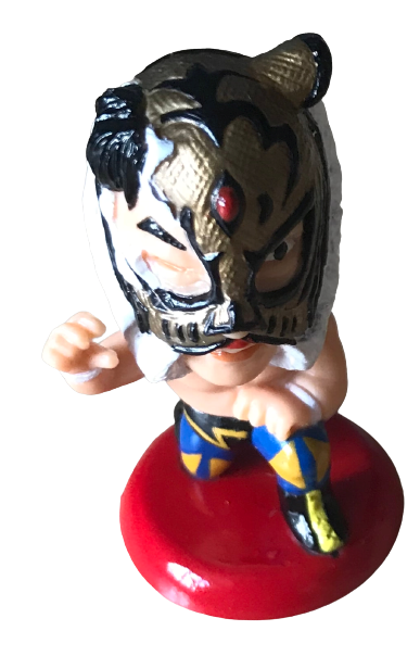 2006 CharaPro Mini Big Heads/Pro-Kaku Heroes Series 7 Tiger Mask [With ...