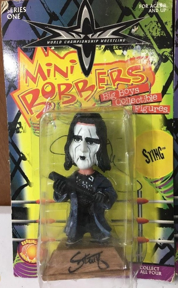 2000 WCW Key Enterprises Mini Bobbers Series 1 Sting – Wrestling Figure ...