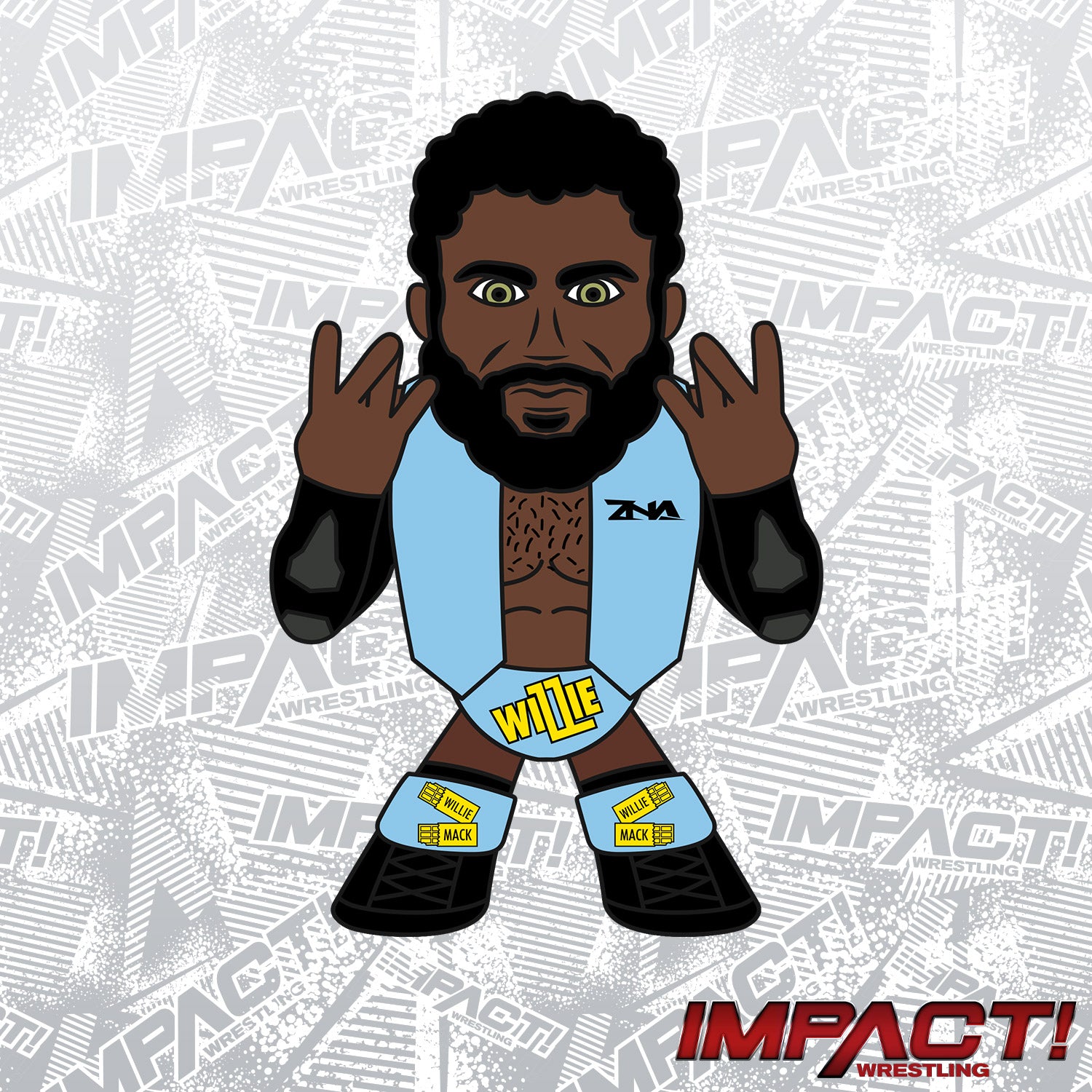 2021 Pro Wrestling Tees Impact! Wrestling Exclusive Micro Brawlers Ser ...