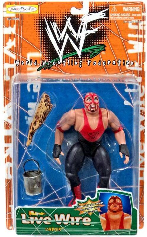 1998 WWF Jakks Pacific Live Wire Series 1 Vader [Exclusive] – Wrestling ...