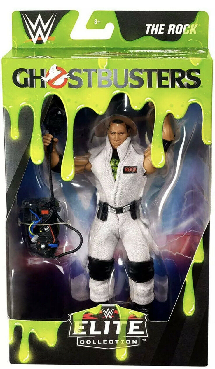 2019 WWE Mattel Elite Collection Ghostbusters The Rock [Exclusive ...
