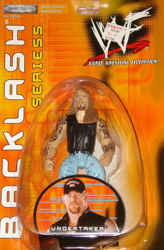 2001 WWF Jakks Pacific Backlash Series 5 Undertaker [Exclusive ...